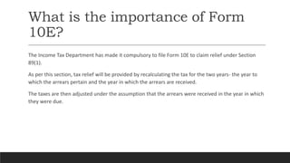 Form 10 e | PPTX | Business Accounting & Finance | Business