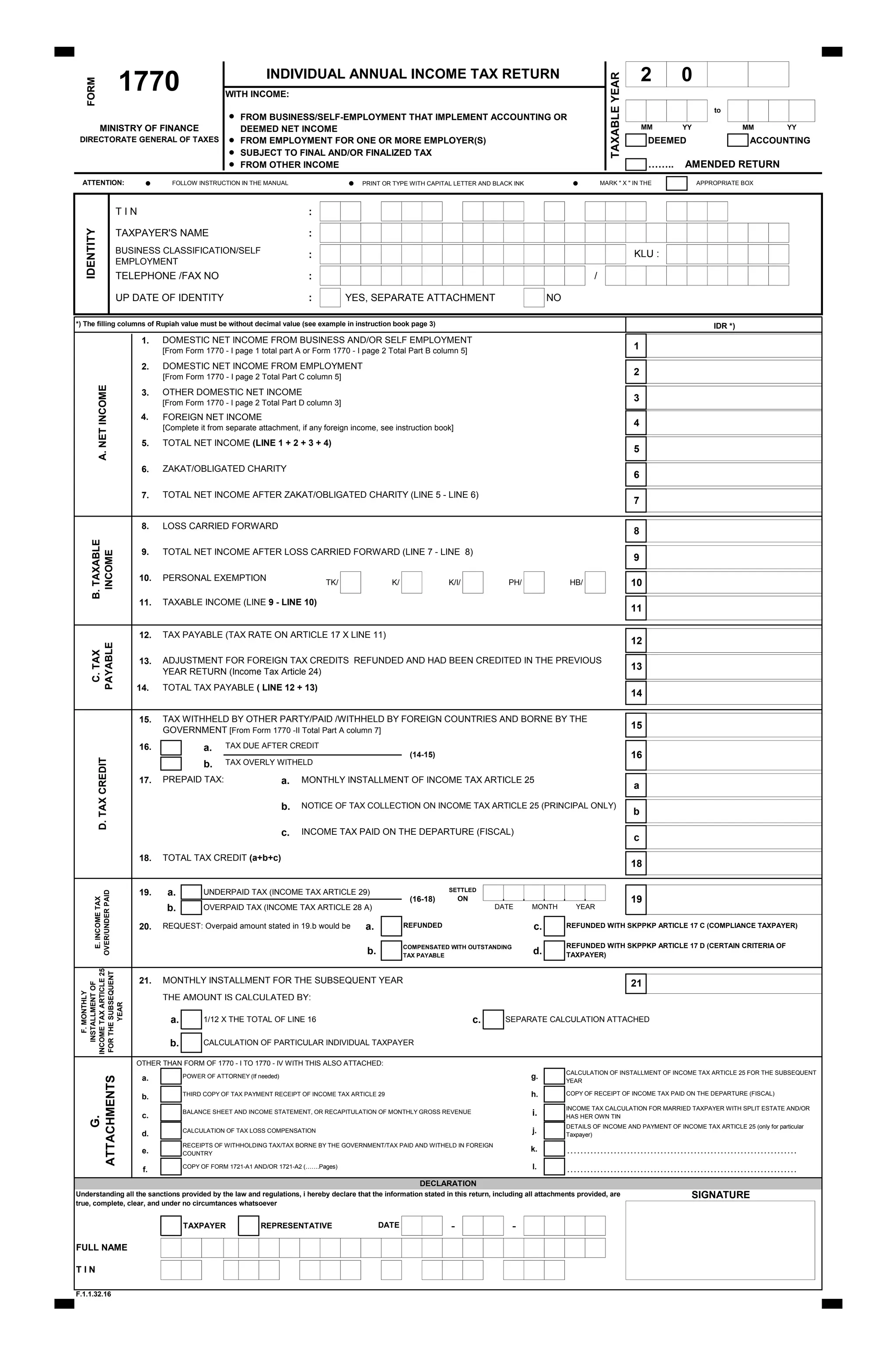 Form 1770 | PDF