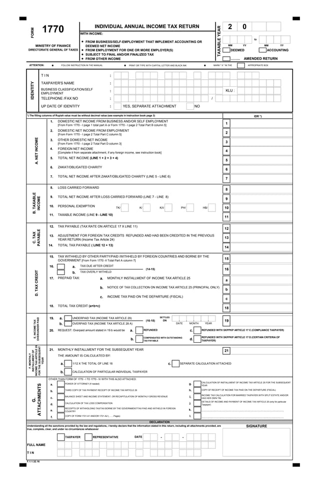Form 1770 | PDF
