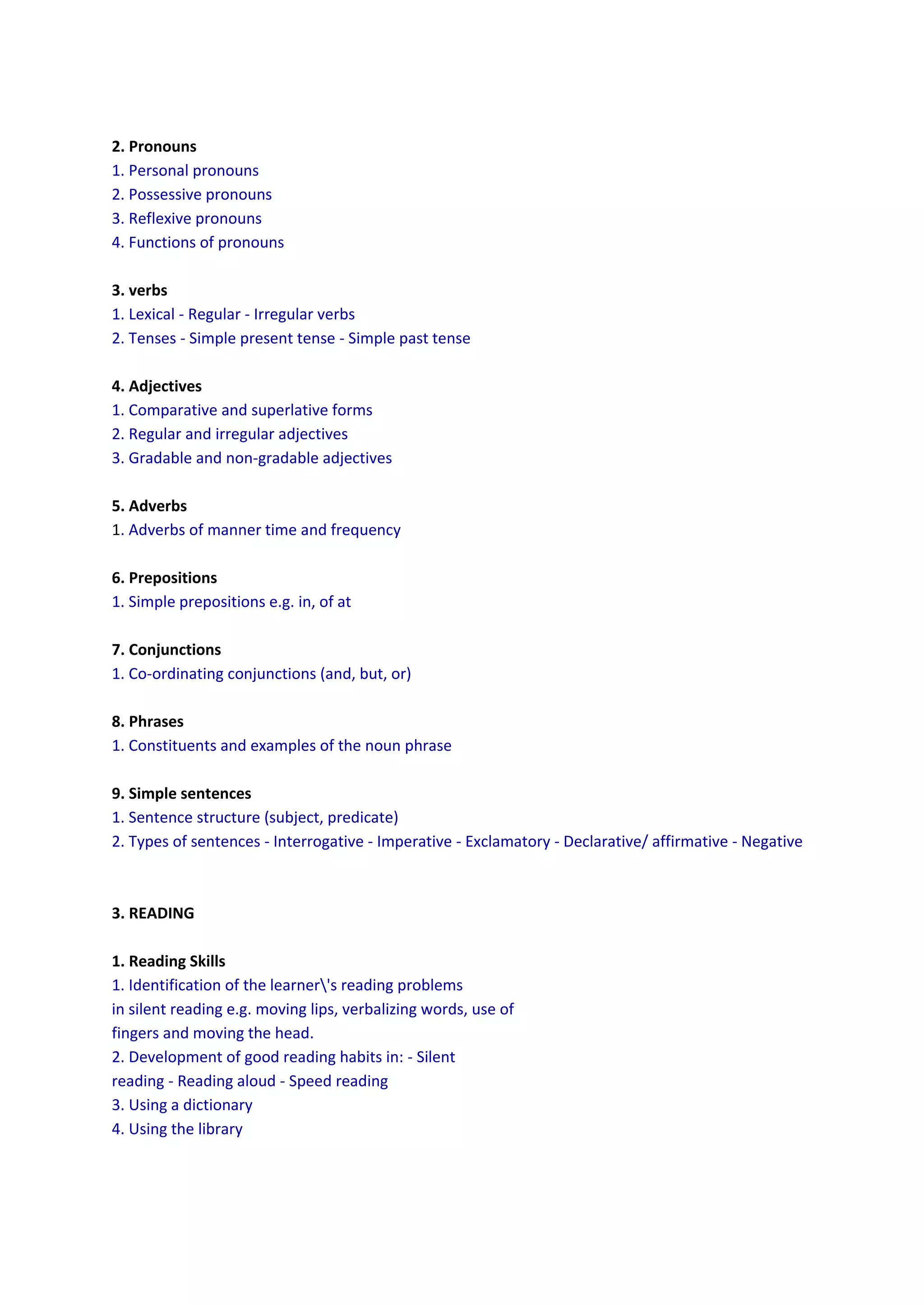 Form 1 english | PDF