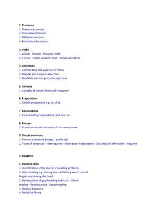 Form 1 english | PDF