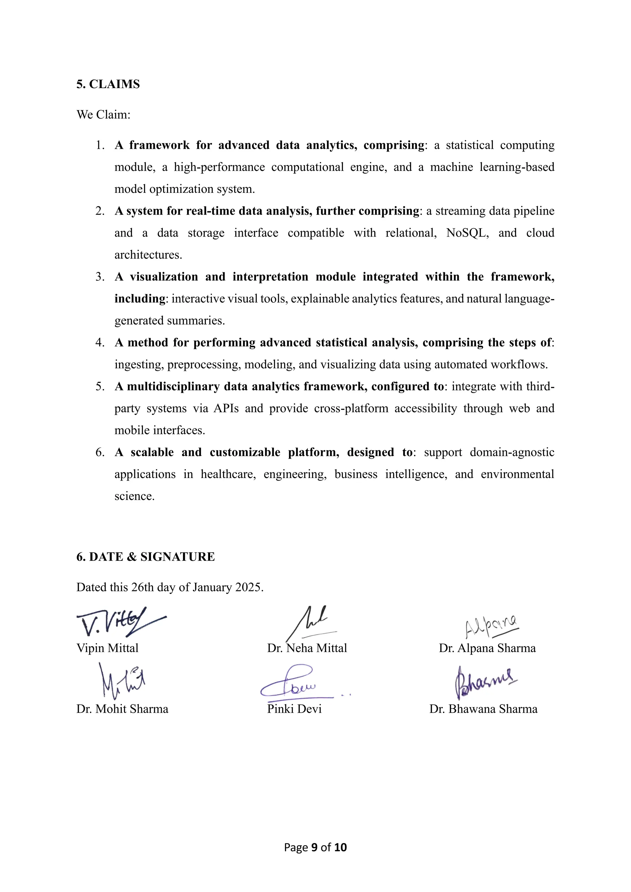 Integrated Framework for Advanced Statistical Computing and Data Analytics in Multidisciplinary ...