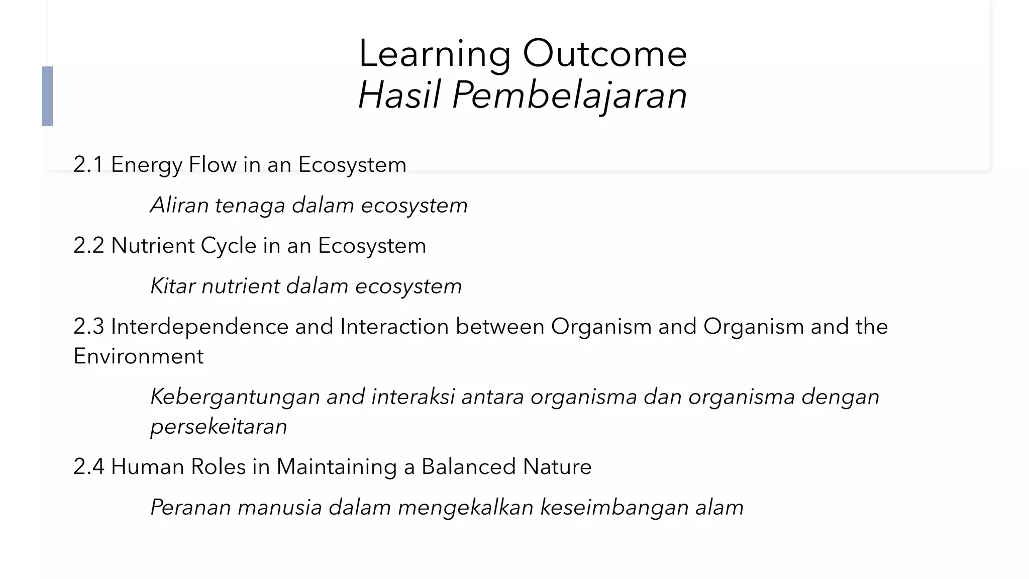 Form 2 DLP Chapter 2 Ecosystem | PDF