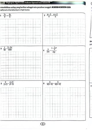 Mathematics Form Two Chapter Two Exercises | PDF
