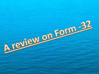 Form 32_under MCA 21 | PPT