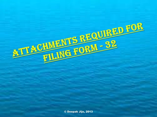 Form 32_under MCA 21 | PPT