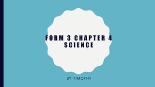 Form 3 science chapter 4 | PPT