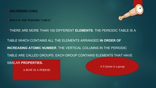 Periodic table and elements along with a | PPT