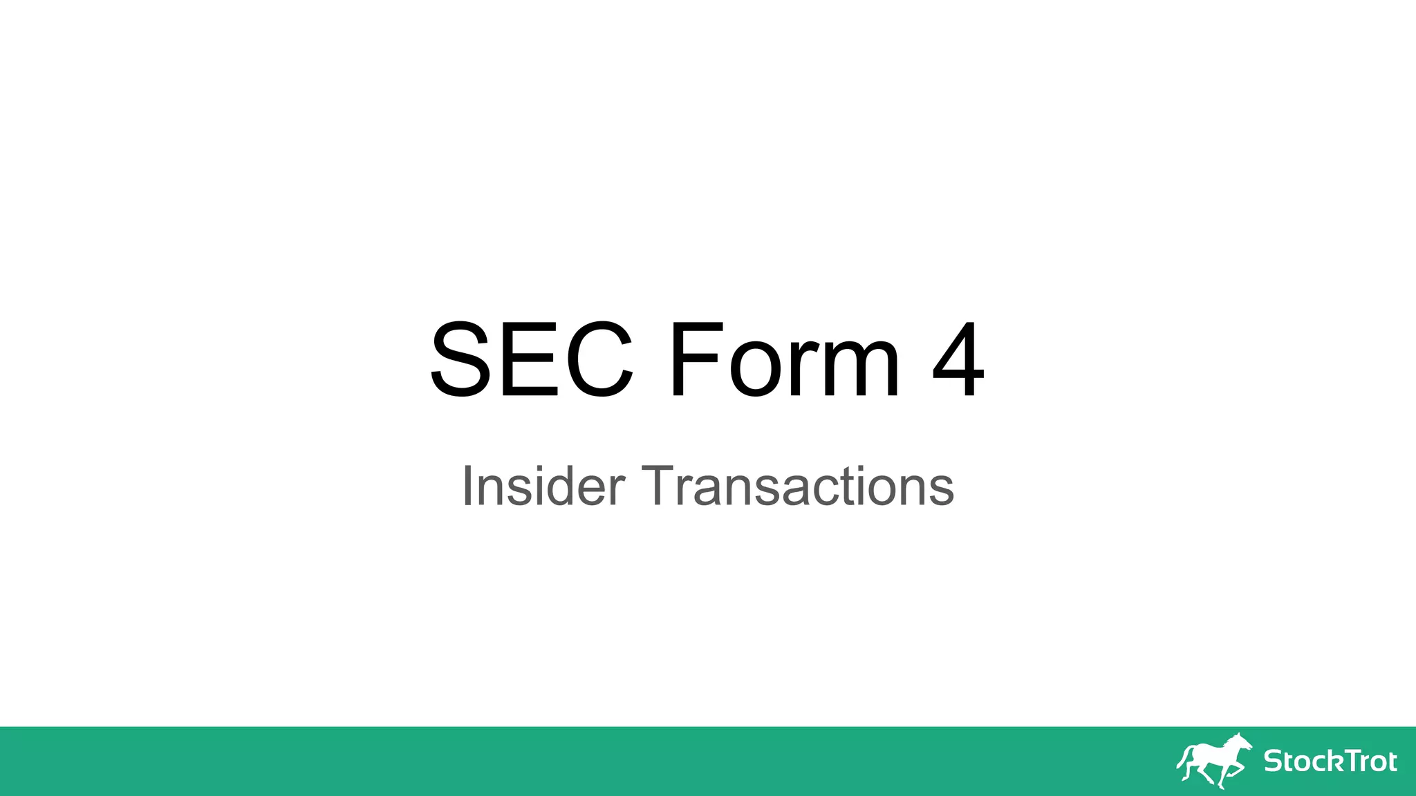 SEC Form 4 - Insider Transactions | PDF