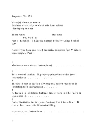 Form 4562Depreciation and AmortizationOMB No. 1545-0172.docx