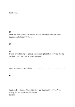 Form 4562Depreciation and AmortizationOMB No. 1545-0172.docx