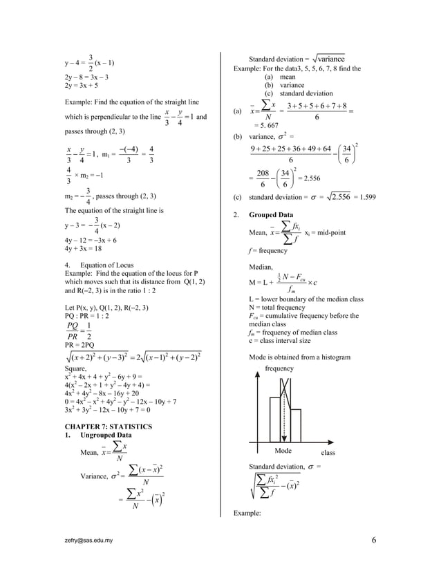 Form 4 add maths note | PDF | Physics | Science