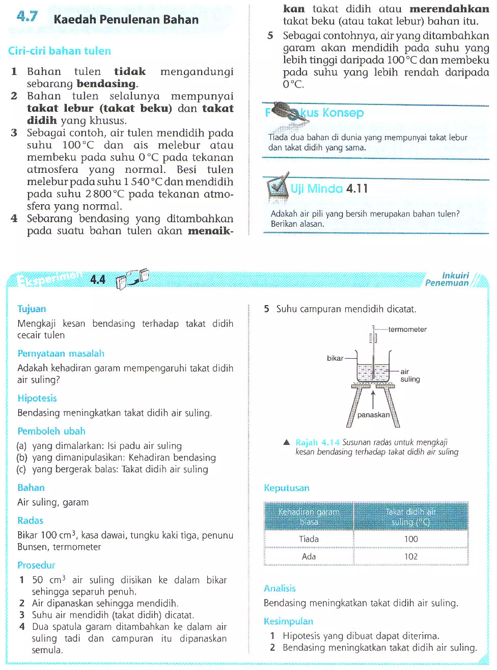Form 4 Chapter 4 Matter & Substance | PDF