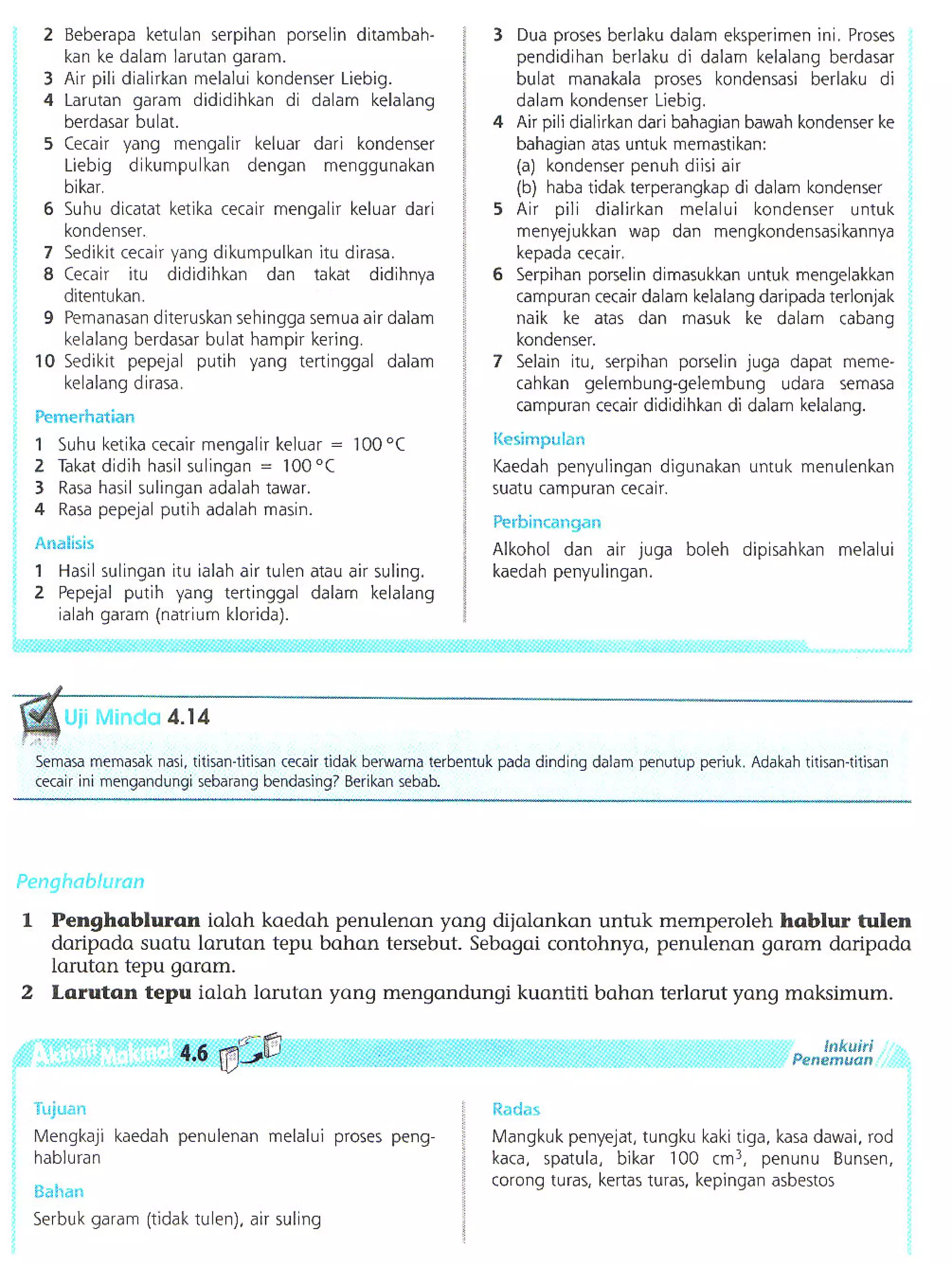 Form 4 Chapter 4 Matter & Substance | PDF