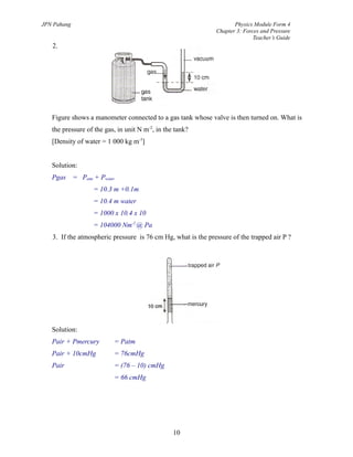 Form 4 forces and-pressure[1] | PDF