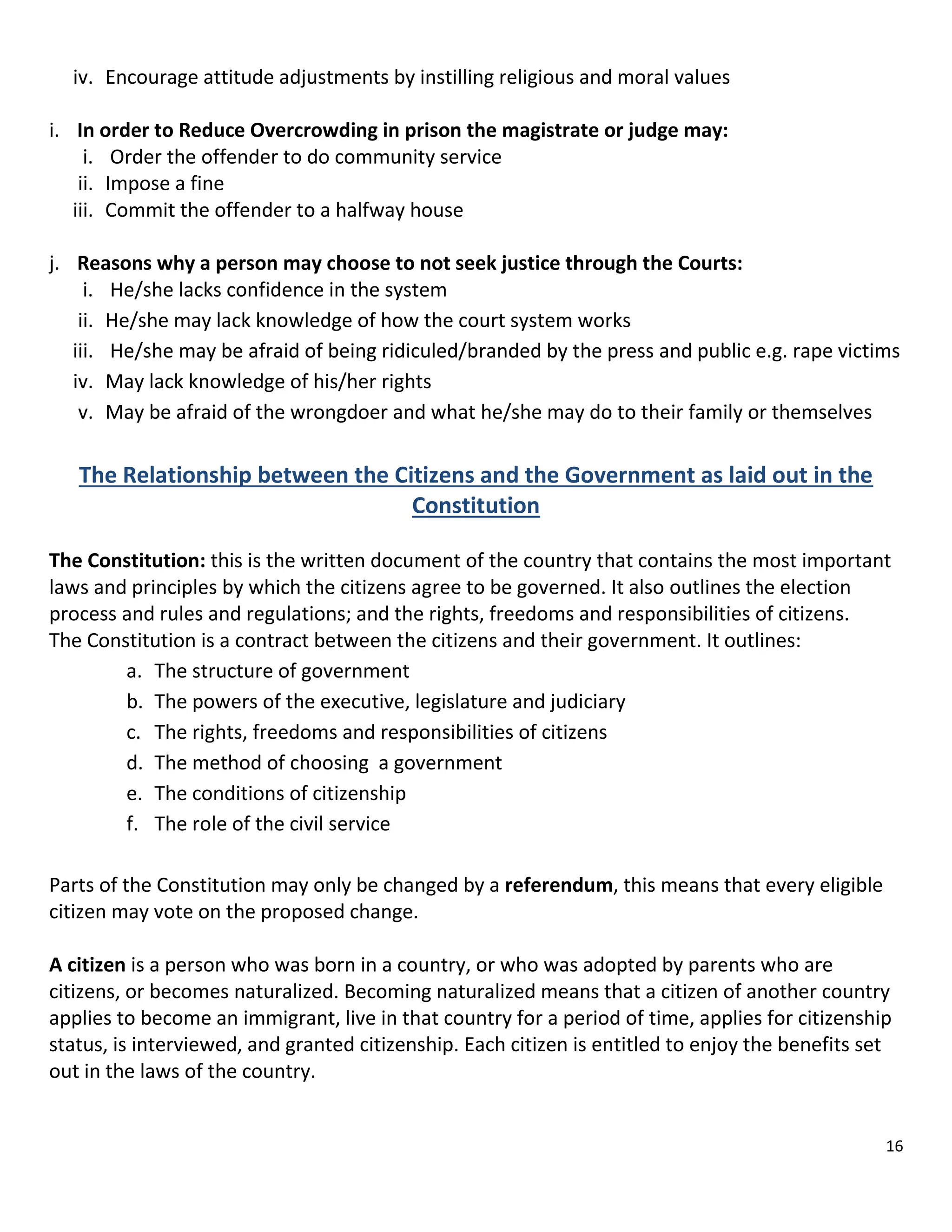 Form 4 T3 Government handout for CSEC students | DOC