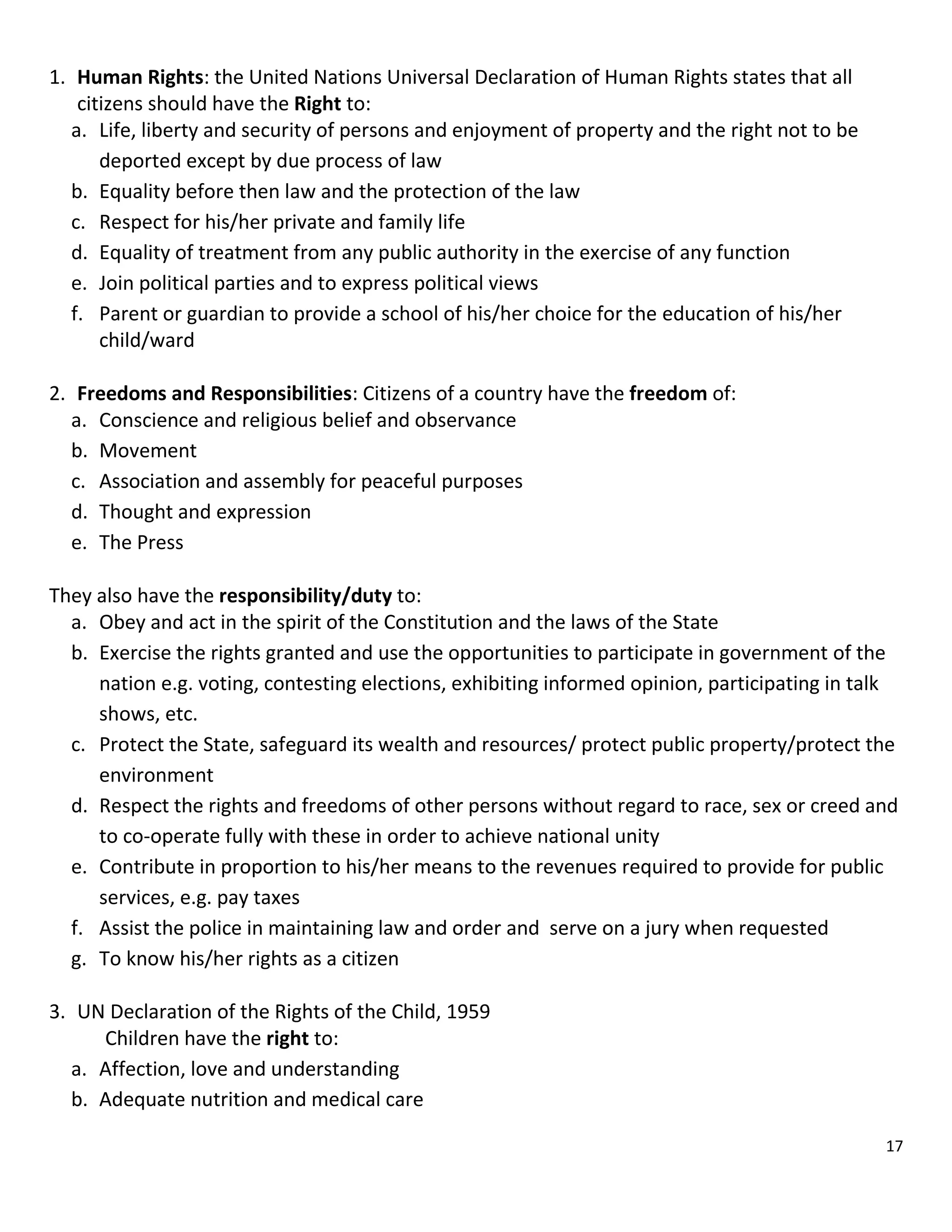 Form 4 T3 Government handout for CSEC students | DOC