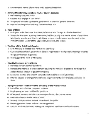 Form 4 T3 Government handout for CSEC students | DOC
