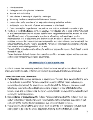 Form 4 T3 Government handout for CSEC students | DOC