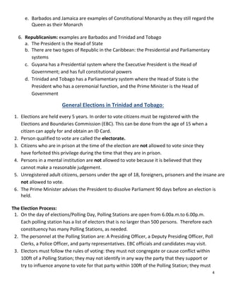 Form 4 T3 Government handout for CSEC students | DOC