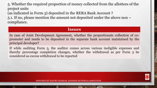 Form 5 & Case Studies in rera | PPTX | Business Accounting & Finance ...