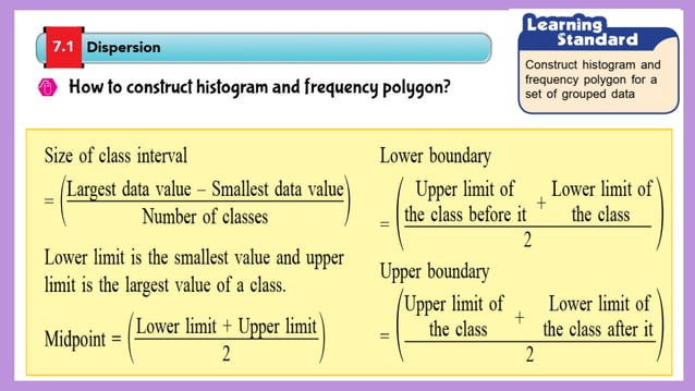 Form 5 Chapter 7 Measures of Dispresion For Grouped Data.pptx | Physics | Science