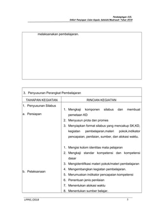 Form 5 (f.pk 3.1) instrumen pendampingan cakep | DOC