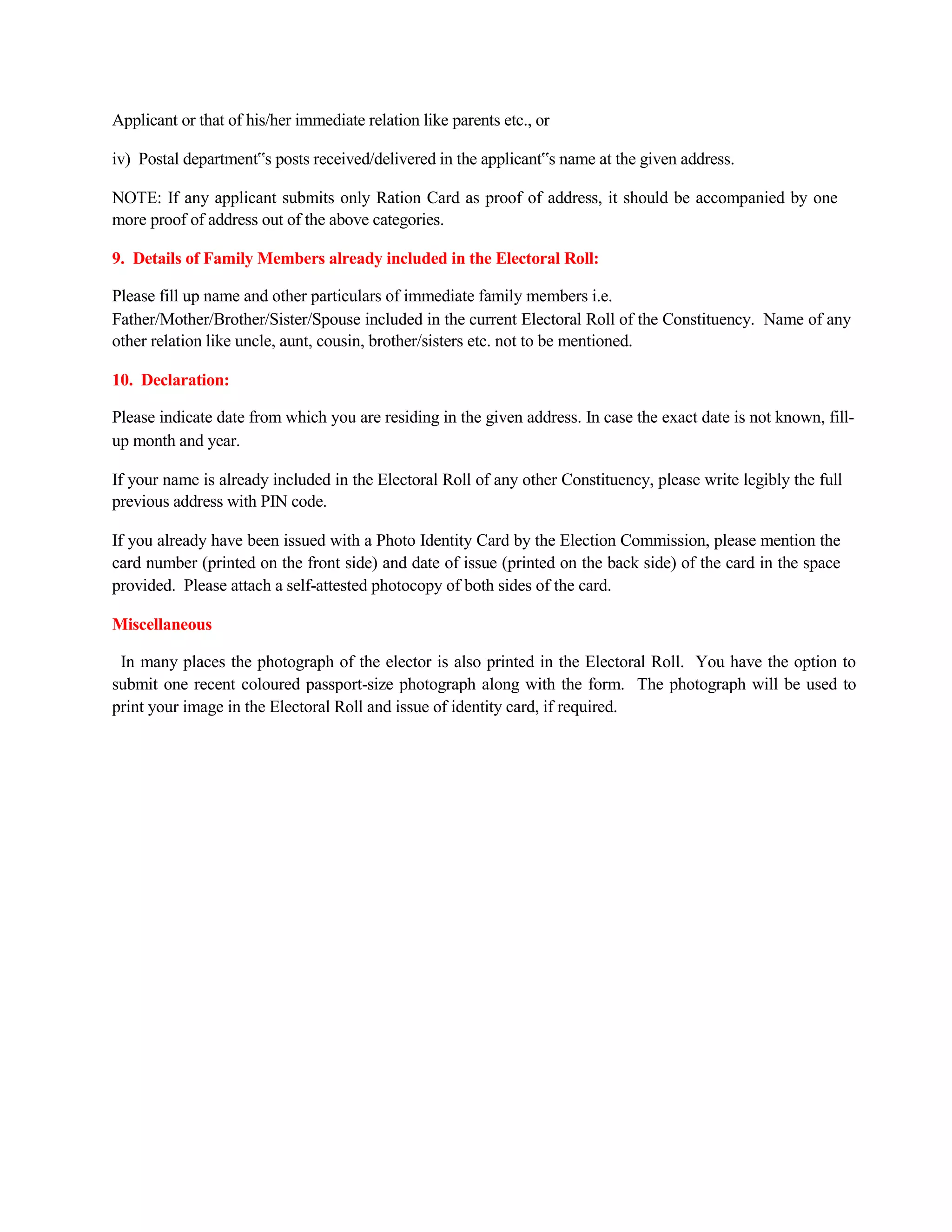 Form 6 procedure | PDF