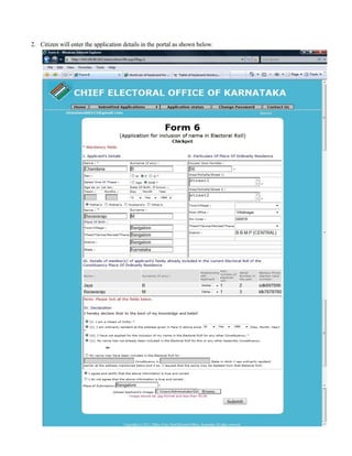 Form 6 procedure | PDF