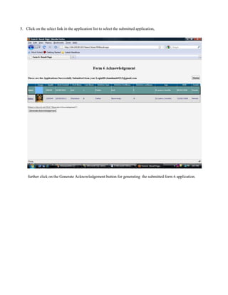Form 6 procedure | PDF