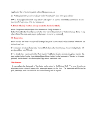 Form 6 procedure | PDF