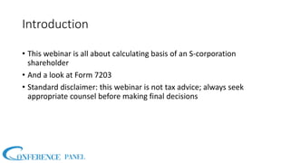 Shedding Light on S-Corporation Basis: Reporting and Documentation | PDF