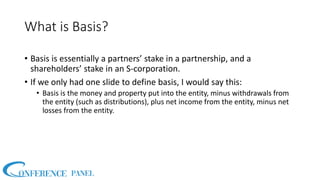 Shedding Light on S-Corporation Basis: Reporting and Documentation | PDF