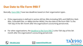 About Form 990-T .pdf