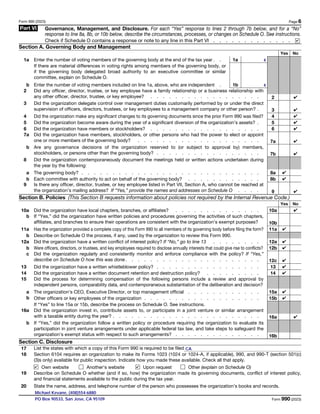 FAVL IRS Form 990 financials for calendar year 2023 | PDF
