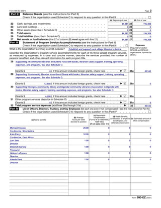 Form 990-EZ FAVL 2021 | PDF
