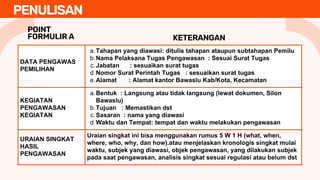 FORM A BAWASLU, LAPORAN HASIL PENGAWASAN | PDF