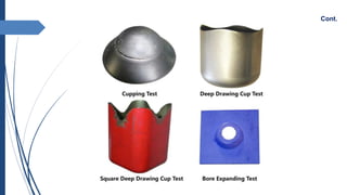Formability and Fracture of Metals for Industries | PPTX | Physics ...