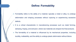 Formability and Fracture of Metals for Industries | PPTX | Physics ...
