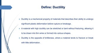 Formability and Fracture of Metals for Industries | PPTX | Physics ...