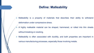 Formability and Fracture of Metals for Industries | PPTX | Physics ...