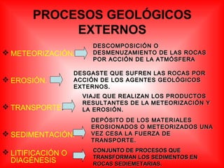 Formacion de Relieve | PPT