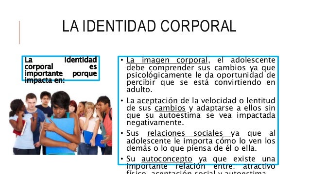Formacion de la identidad en adolescentes
