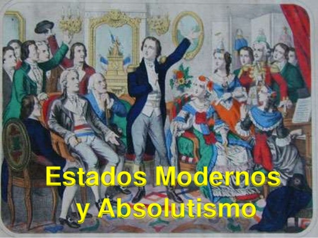 Formacion del estado moderno