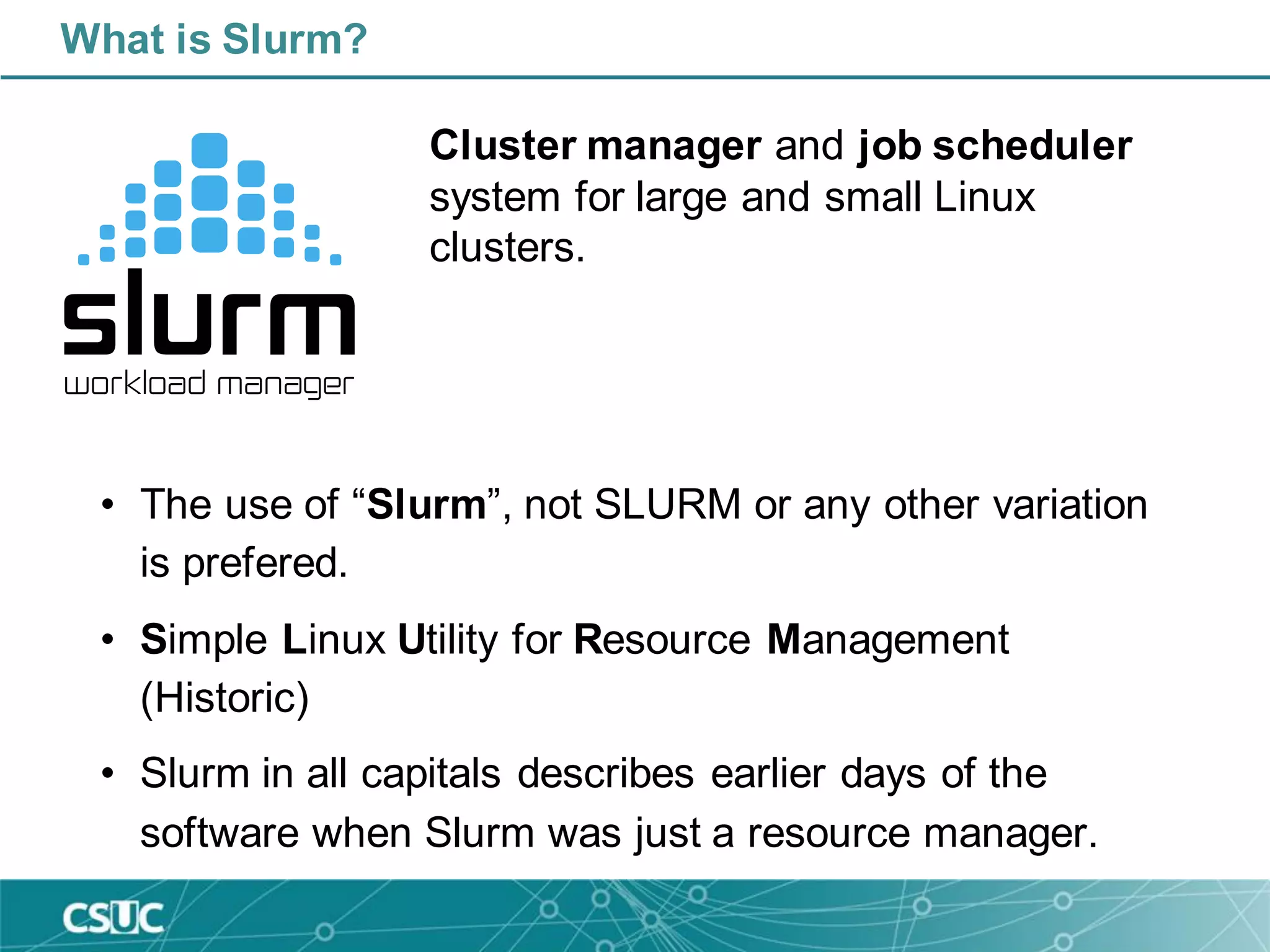 Introduction to SLURM | PDF