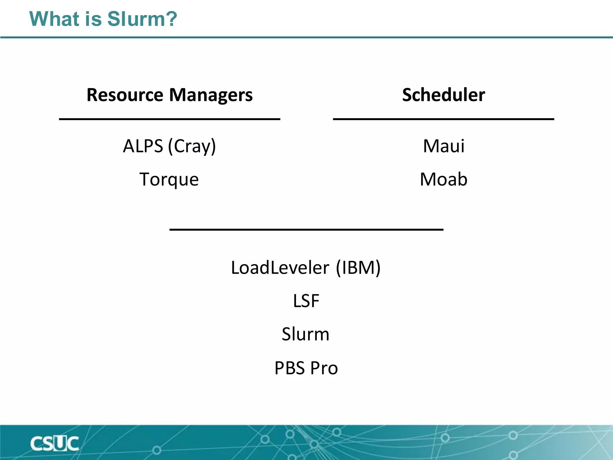 Introduction to SLURM | PPT