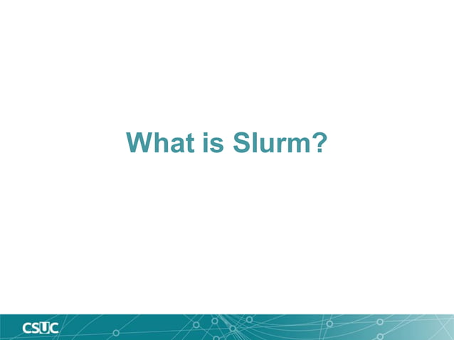 Introduction to SLURM | PPT