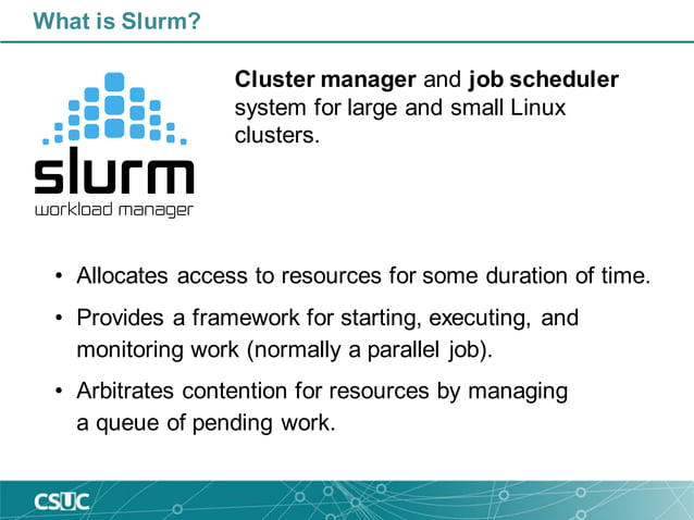 Introduction to SLURM | PPT