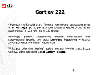 Formacje harmoniczne: Gartley i Butterfly | PPT
