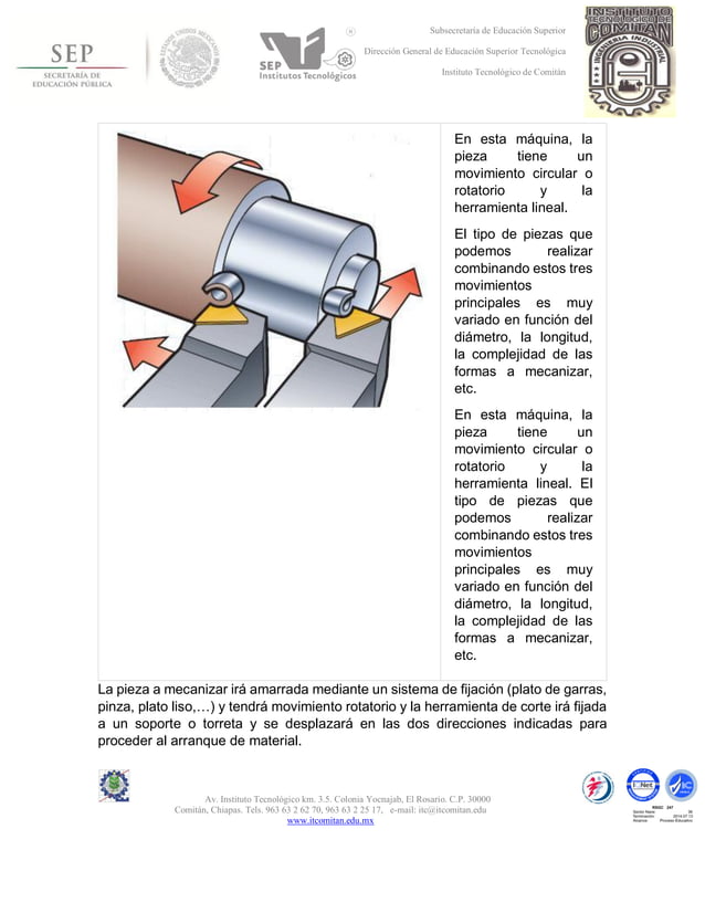 Formado mecanico y arranque de viruta | PDF